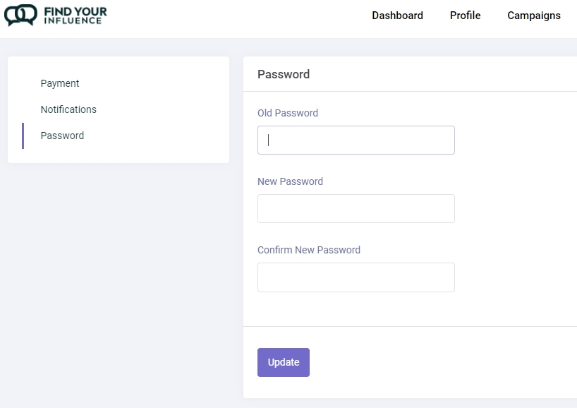 How can I reset or change my password? – FYI - Influencers